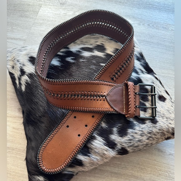 Linea Pelle | Accessories | Linea Pelle Collection Wide Brown Chain ...